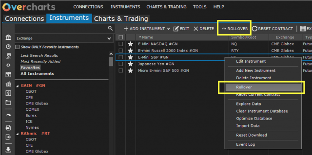 Futures Rollover - Overcharts Help Center