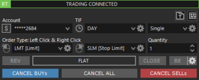 Trading Panel - Overcharts Help Center