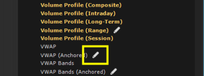 Indicators & Trading Systems window - Overcharts Help Center