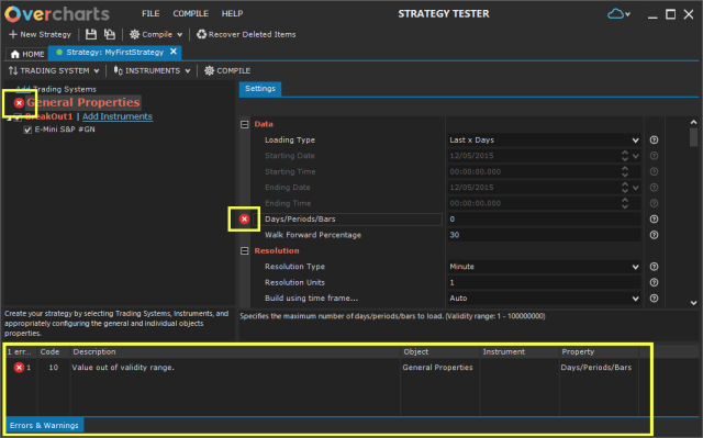 Strategy Tester Trading System Backtesting Overcharts Help Center