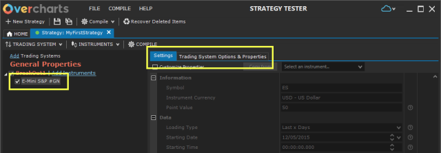 Strategy Tester - Trading System Backtesting - Overcharts Help Center