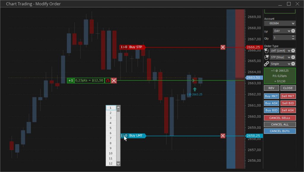 DOM & Chart Trading - Overcharts