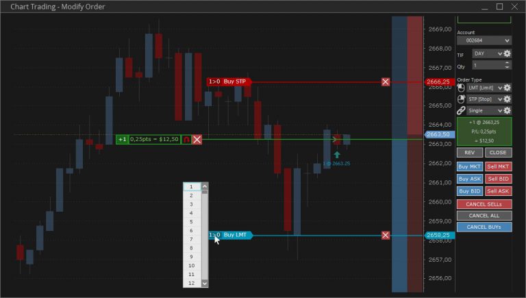 DOM & Chart Trading - Overcharts